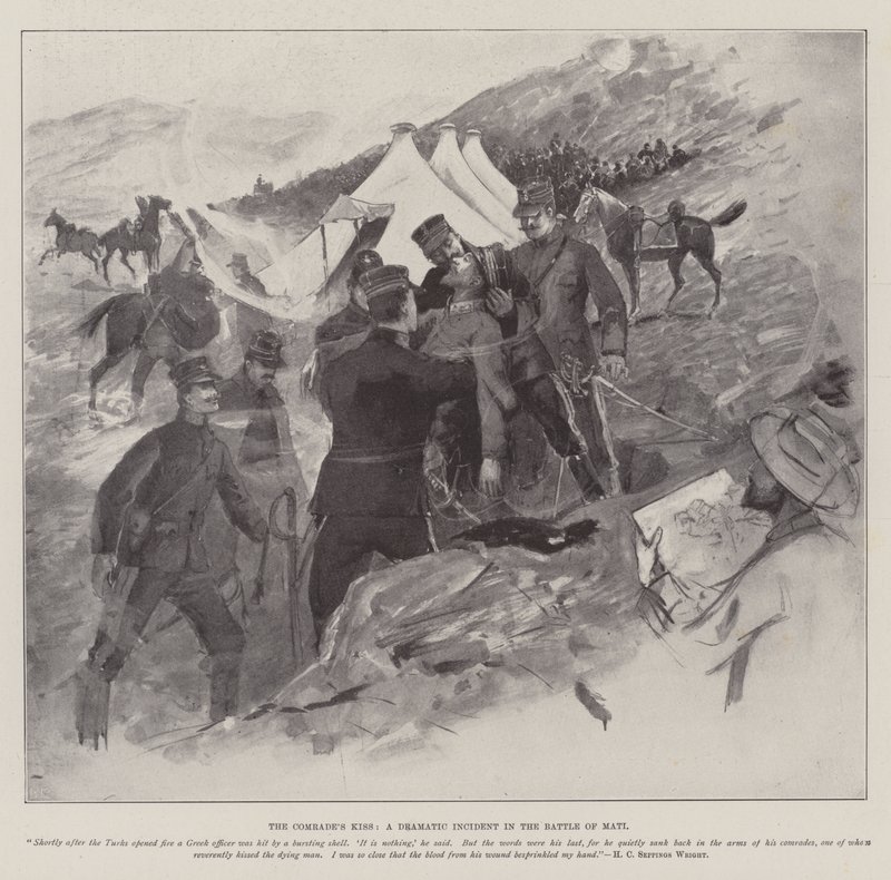 The Comrade's Kiss, a Dramatic Incident in the Battle of Mati